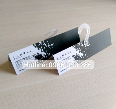 Sample hanger, printing sample hanger