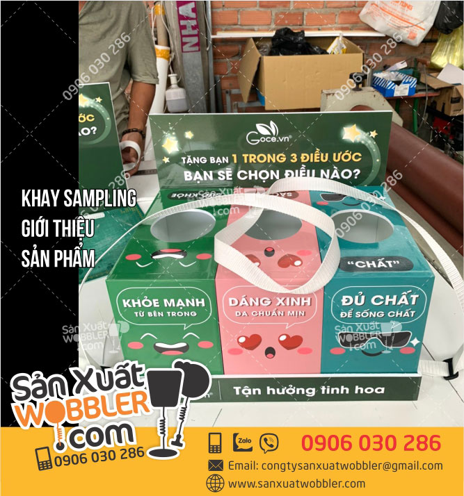 Sản xuất khay sampling bốc thăm trúng thưởng