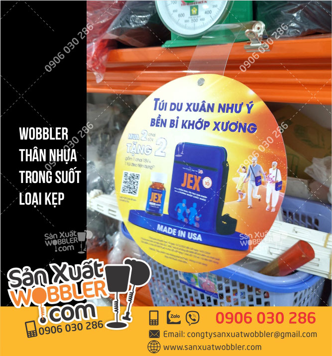 Wobbler quảng cáo thực phẩm chức năng tại Nhà Thuốc