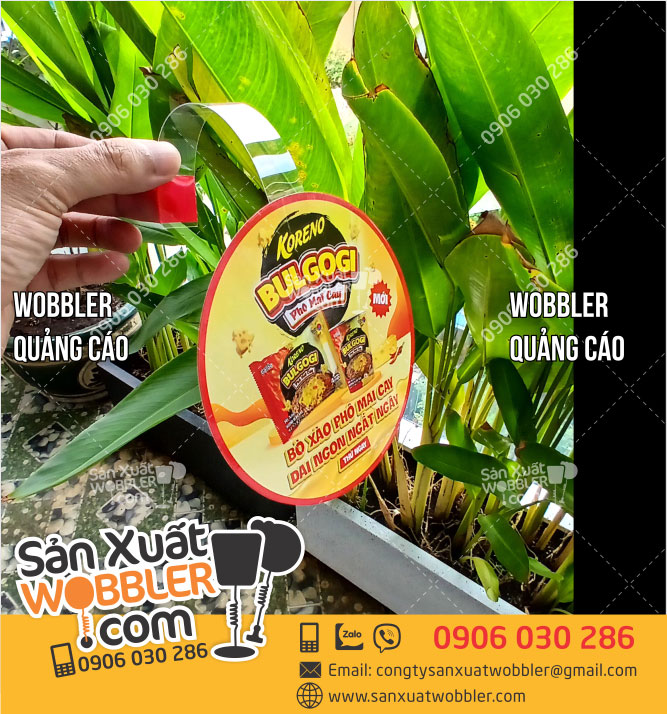 Wobbler quảng cáo mì Bulgogi