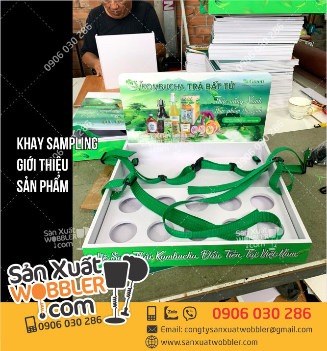 Khay sampling giới thiệu sản phẩm Trà