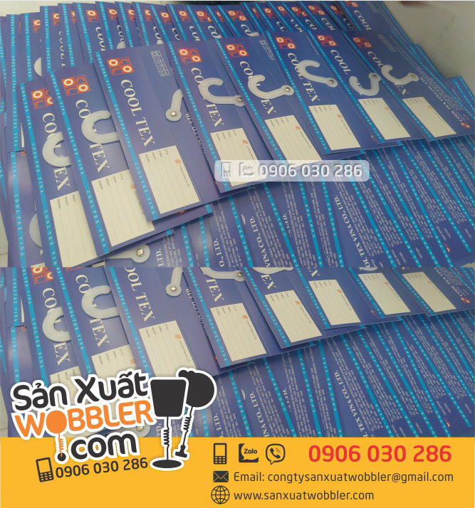Sample hanger Cool Tex Vina, bảng treo mẫu vải