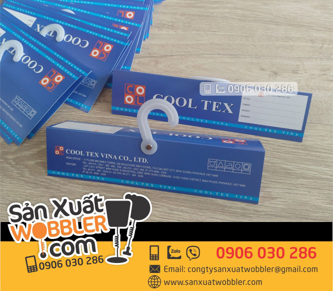 Sample hanger Cool Tex Vina, bảng treo mẫu vải