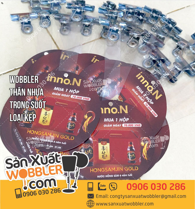 Wobbler quảng cáo nước Hồng Sâm Hàn Quốc
