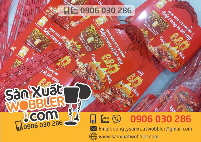 Dây nhựa posm quảng cáo Snack