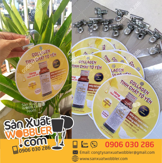 Sản xuất wobbler quảng cáo Collagen tinh chất tổ yến