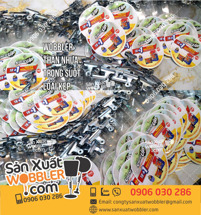 Wobbler quảng cáo Mì Koreno UP