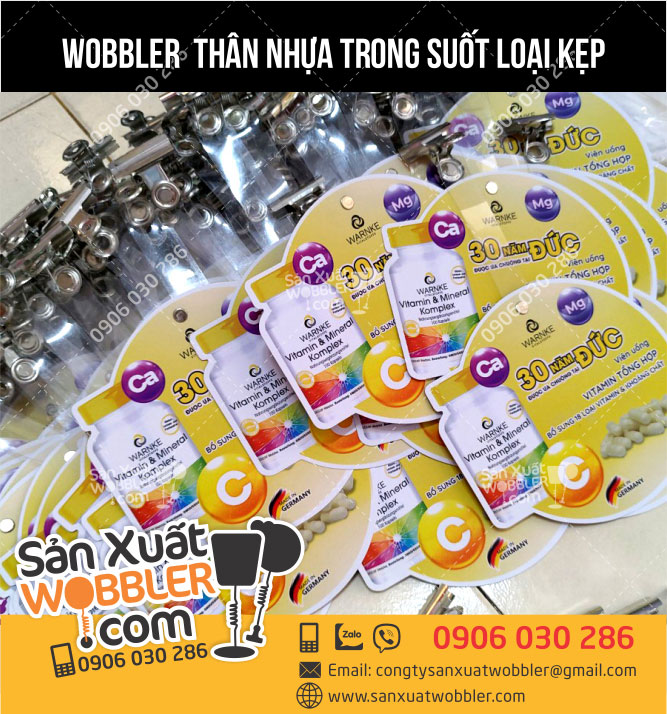 Wobbler quảng cáo sản phẩm Warnke