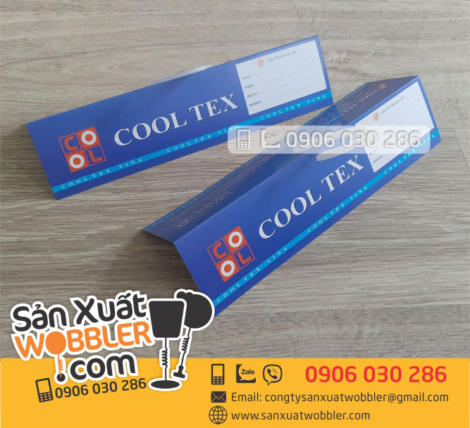 Sample hanger Cool Tex Vina, bảng treo mẫu vải
