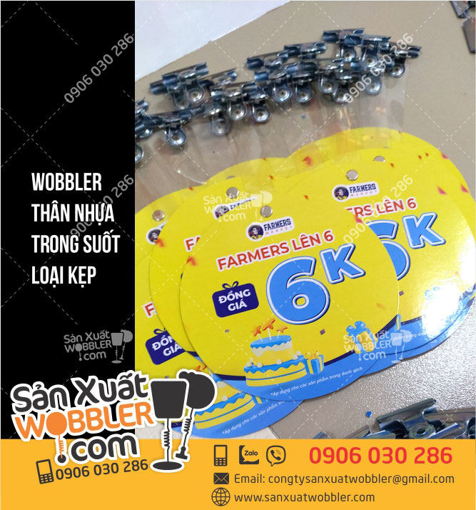 In ấn wobbler khuyến mại Farmers