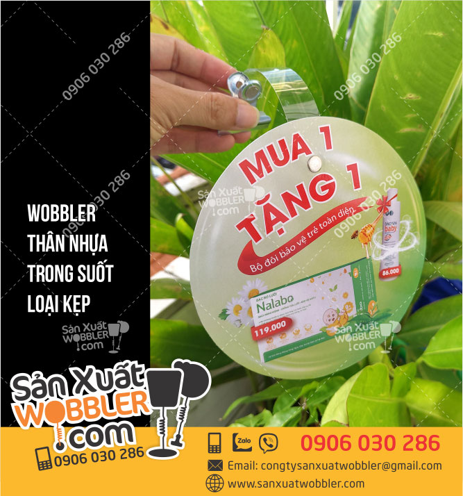 Wobbler quảng cáo gạc rơ lưỡi Nalabo