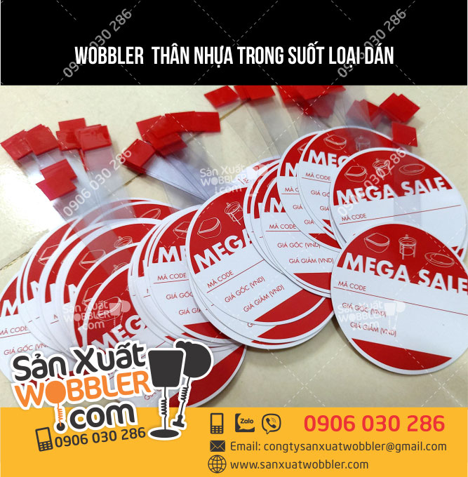 Wobbler quảng cáo Mega Sales